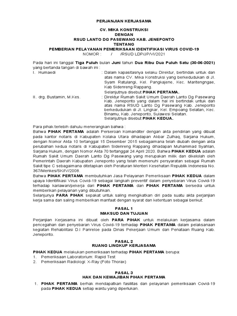 Cv. Mika Konstruksi | PDF