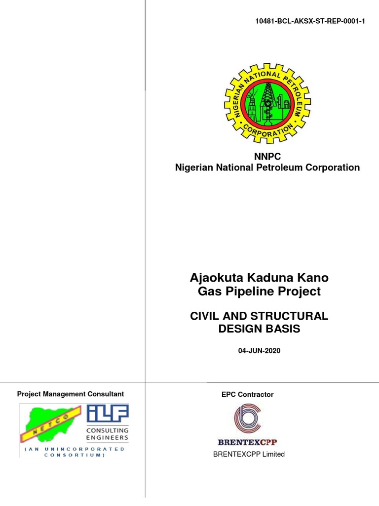 10481-BCL-AKSX-ST-REP-0001 - 1 - IFR - Civil and Structural Design Basis | Download Free PDF ...