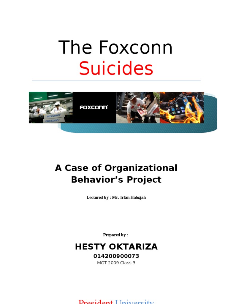 Foxconn Suicides: A Case Study Analysis | PDF | Business | Computing ...