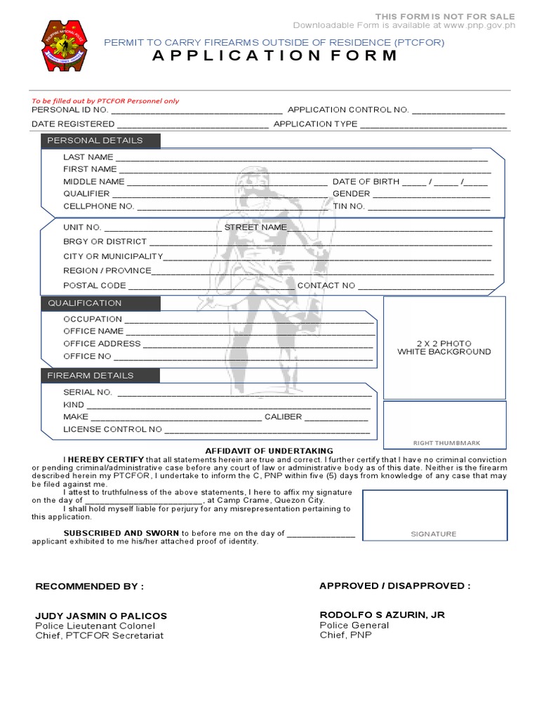 PTC Form CPNP Azurin | PDF | Common Law | Justice
