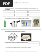 Atividade PCD Recursos Naturais | PDF
