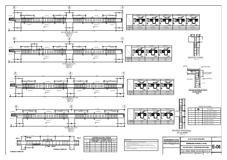 Estructuras E-06 | PDF