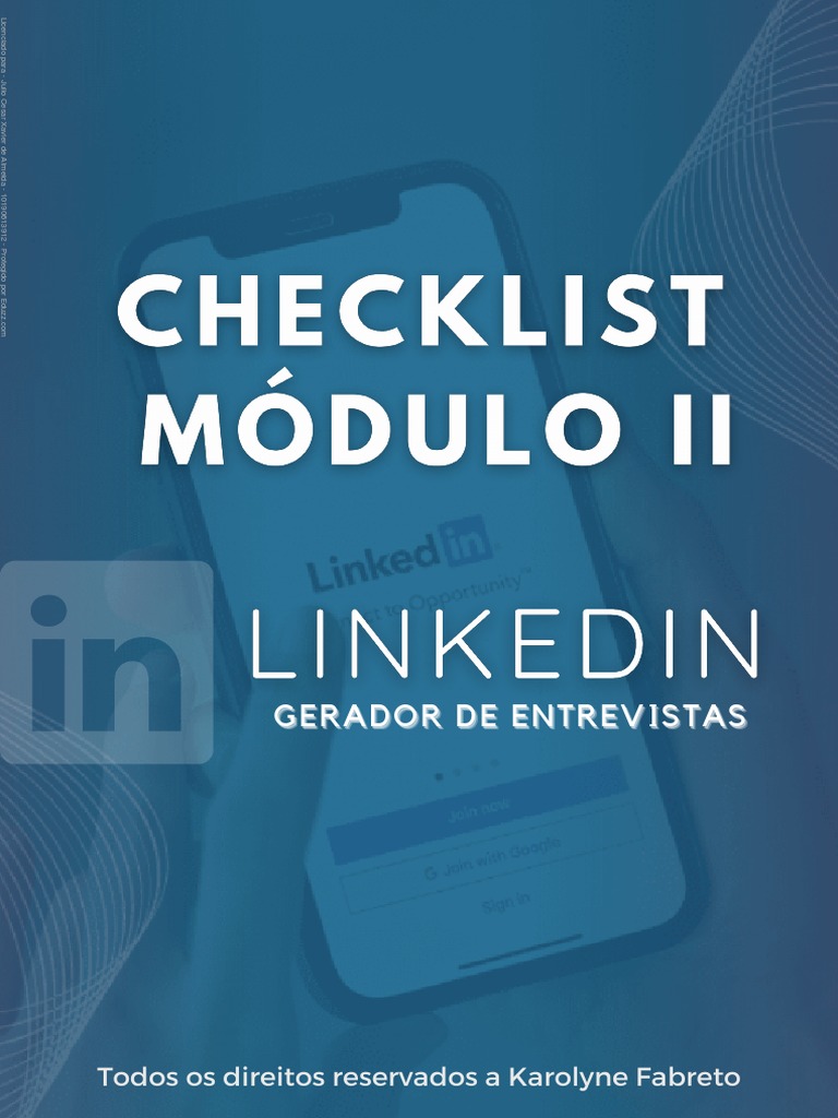 Checklist II Lge | PDF