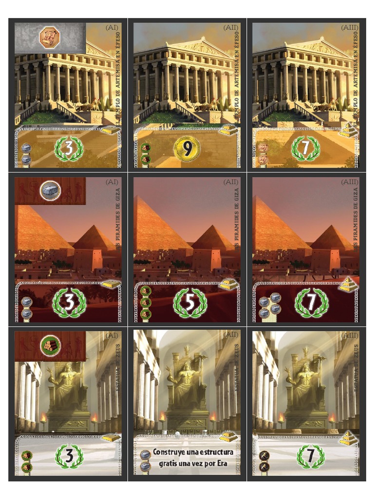 7 Wonders - Maravillas en Cartas | PDF