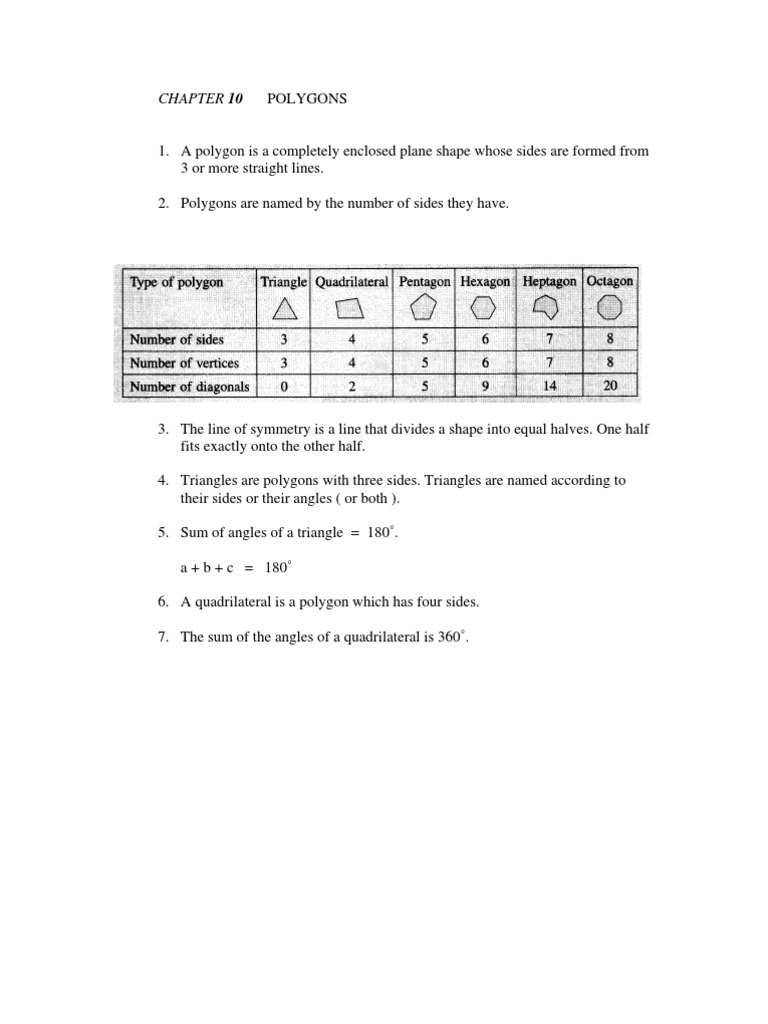 Understanding Polygons and Triangles | PDF | Teaching Methods ...
