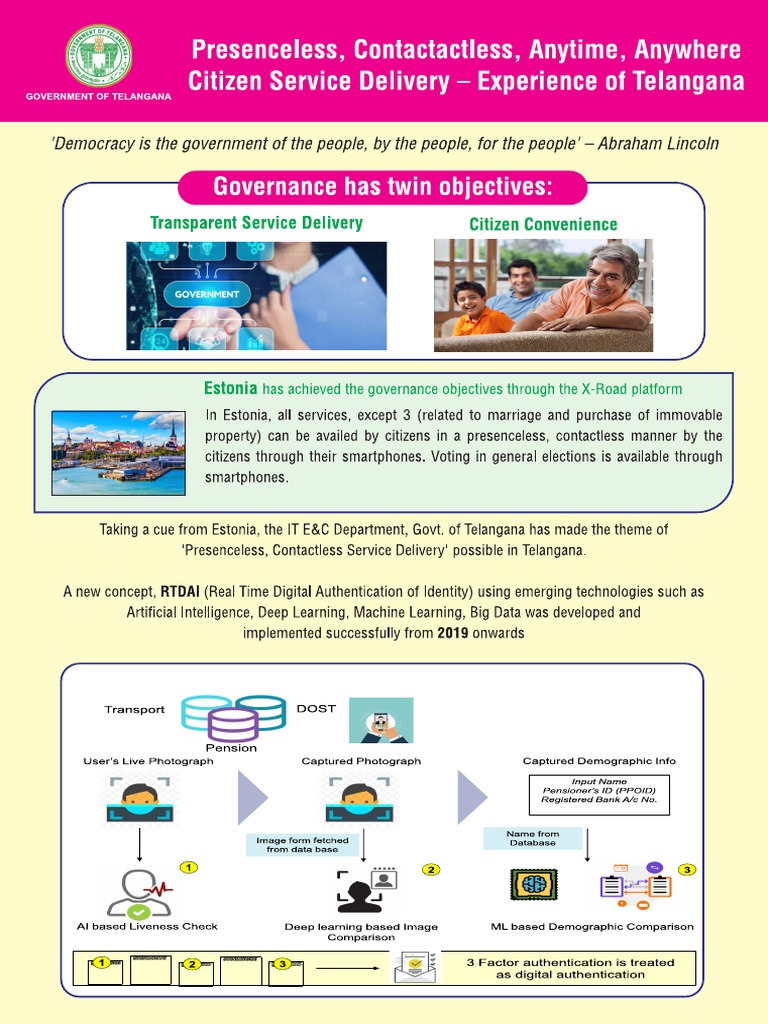 Government of Telangana Pamphlet | PDF