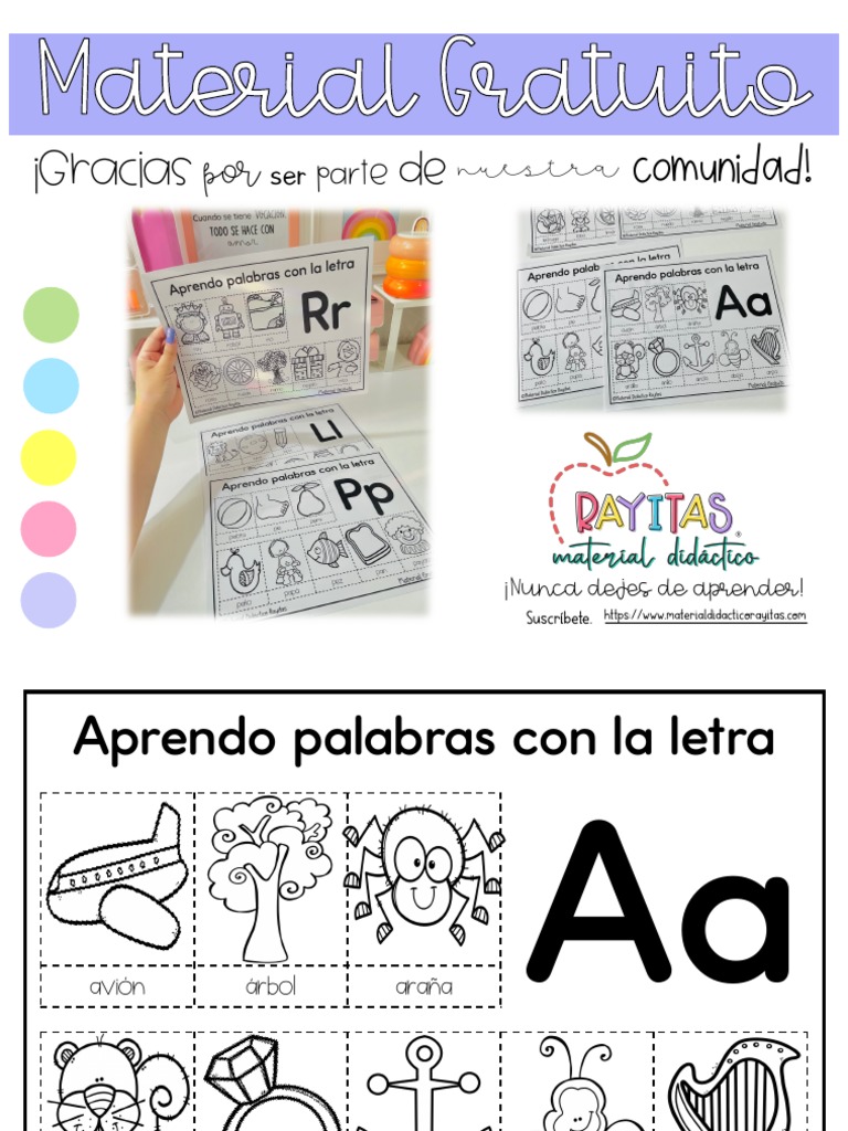 FREE. Aprendo El Abecedario | PDF