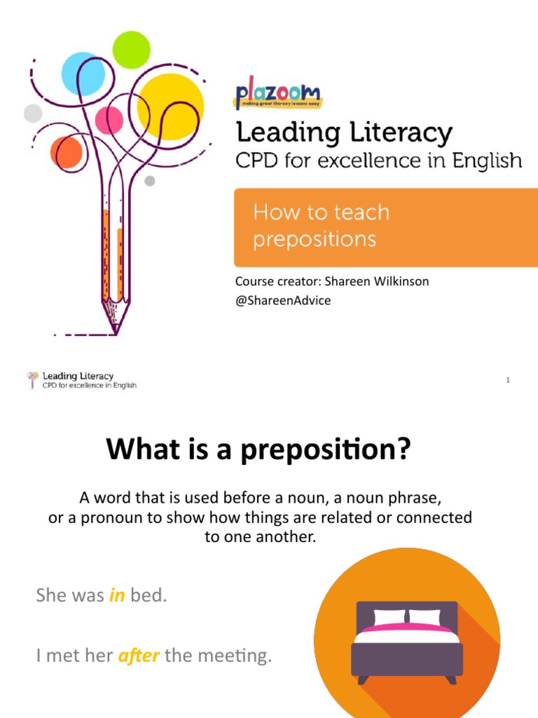 Teaching Prepositions | PDF | English Grammar | Preposition And ...