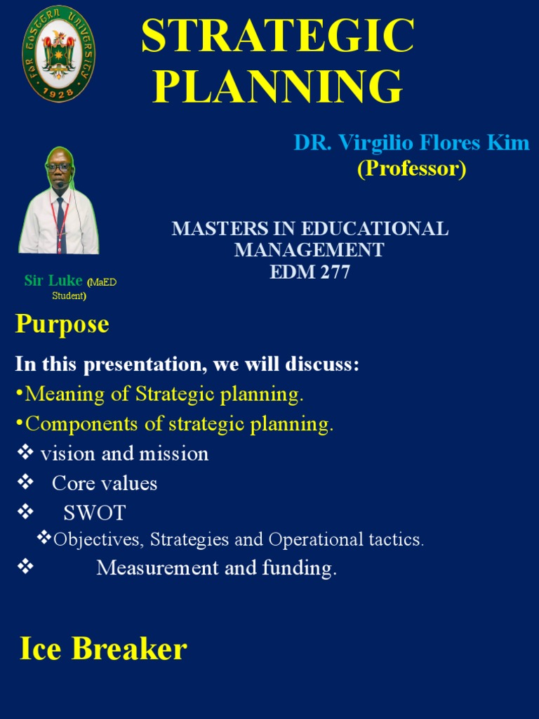 Strategic Planning | PDF | Strategic Planning | Goal Strategic Planning | PDF | Strategic Planning | Goal