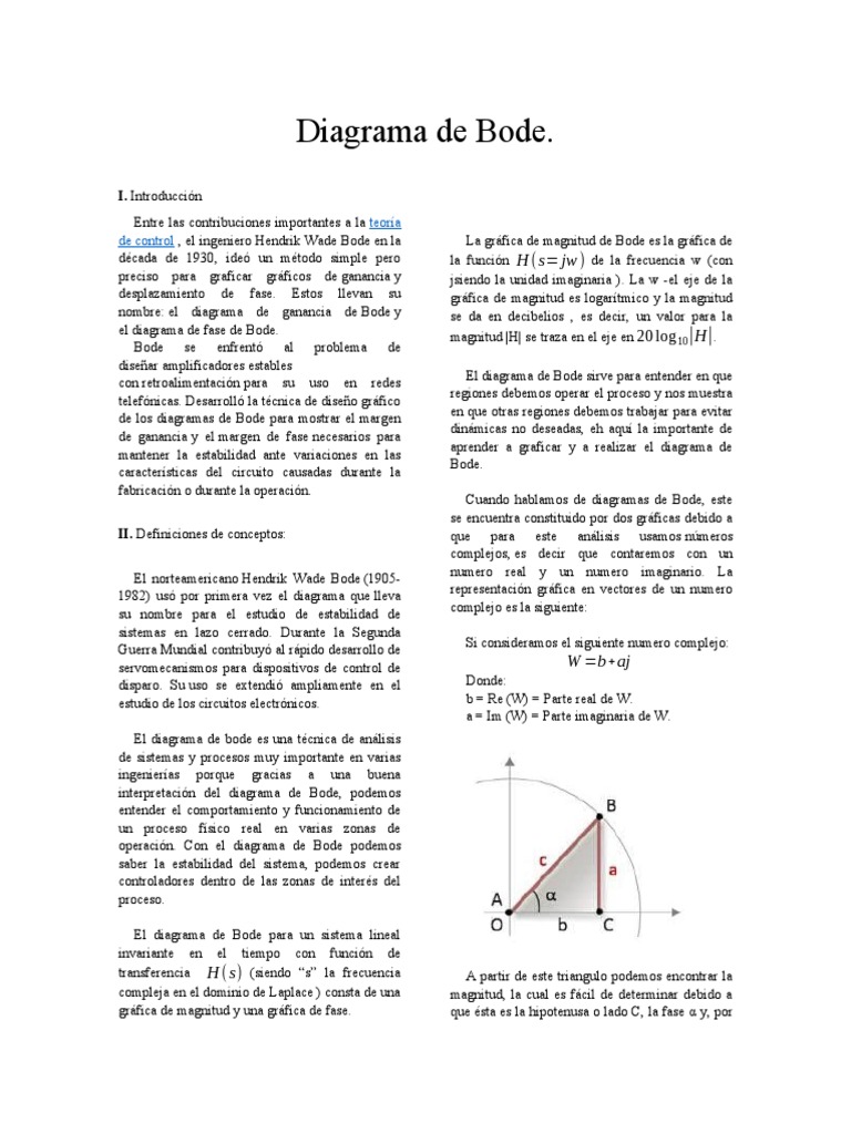 Diagrama de Bode: Análisis y Aplicaciones | PDF | Matemáticas
