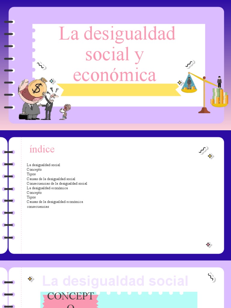 Desigualdad social y económica: conceptos, tipos, causas y consecuencias | PDF | Desigualdad ...