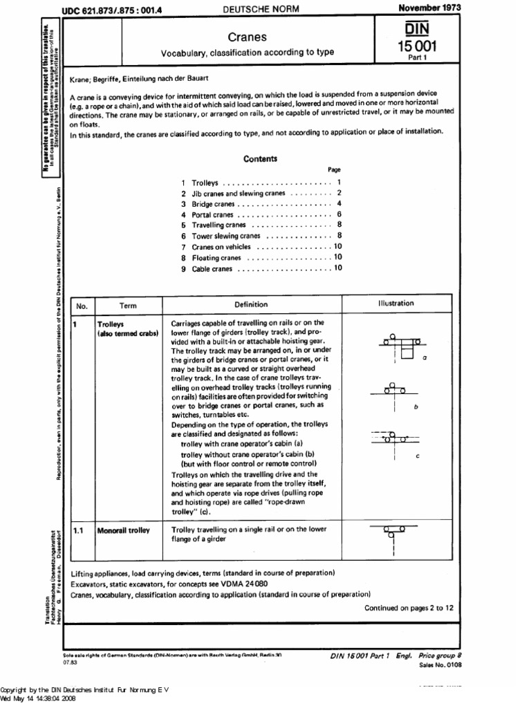 Din en 15001 1 1973 | PDF | Home & Garden | Computers