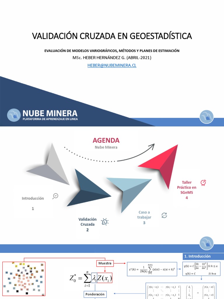 Validacion Cruzada Geoestadística Teoría | PDF | Validación Cruzada ...