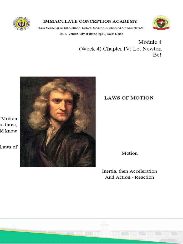 Gen Physics Module 4 Week 4 | PDF | Force | Newton's Laws Of Motion