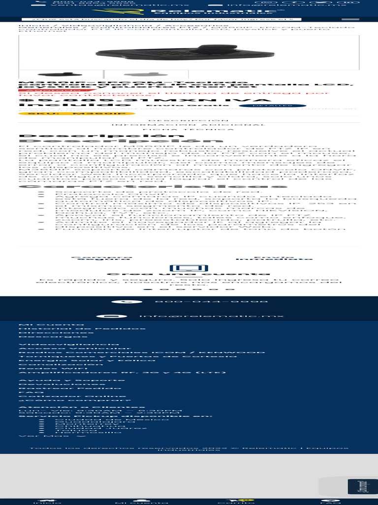 M360IP-EPCOM-Teclado Controlador PTZ IP Con Pantalla LCD, Joystick y ...