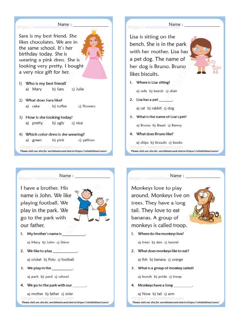 Reading Compre Year3 | PDF