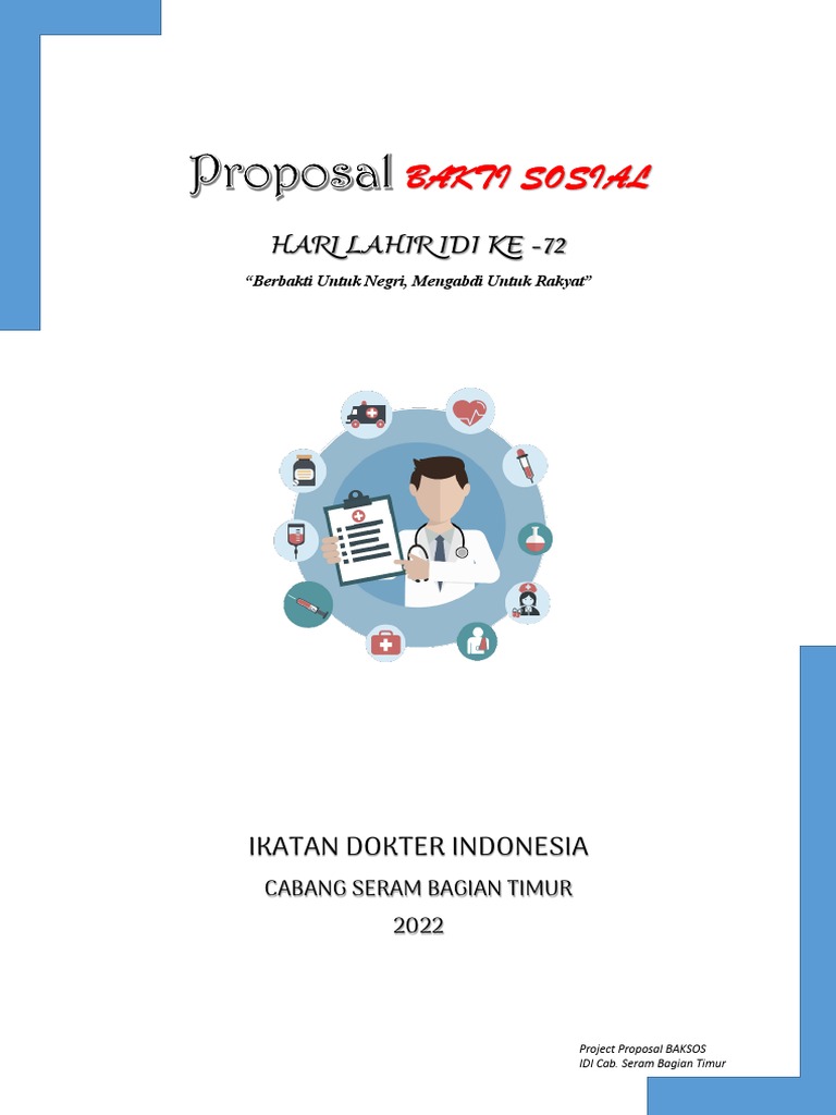 PROPOSAL Hari Lahir IDI | PDF