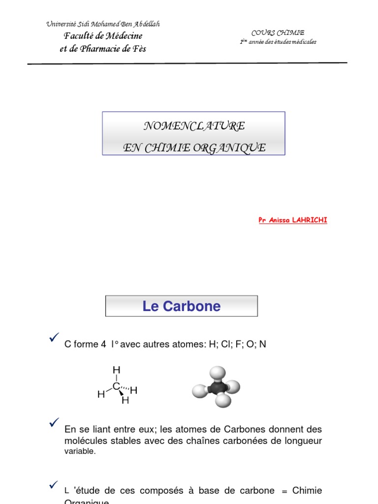 3 - Nomenclature | PDF | Alcane | Alcène