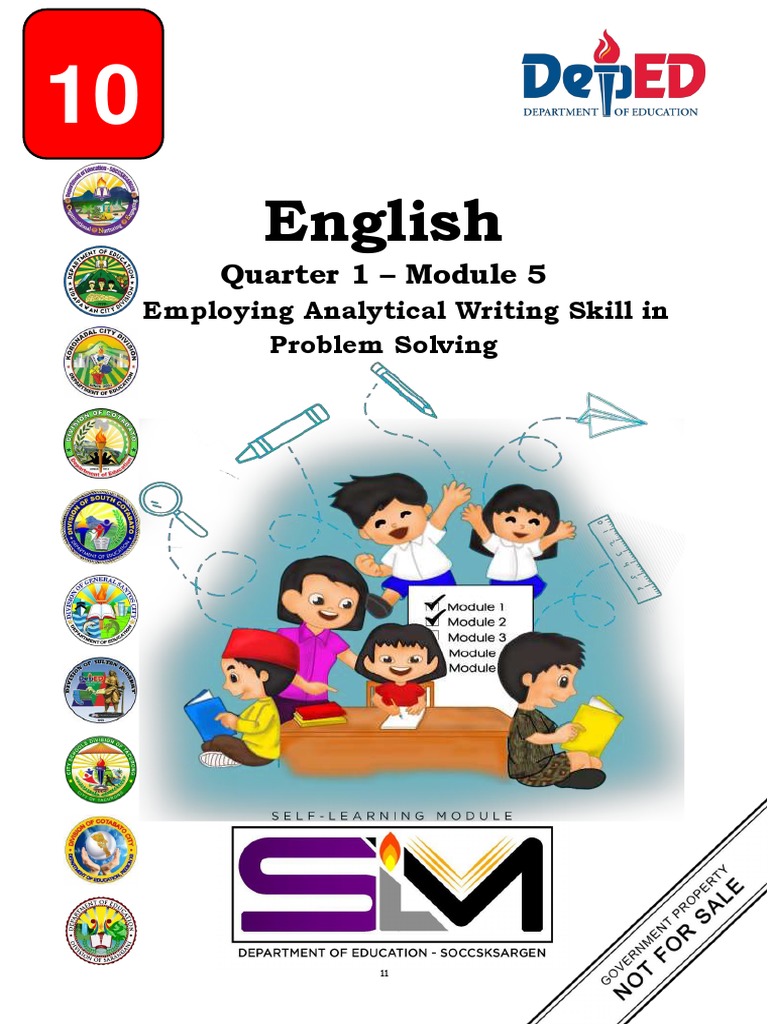 English10 q1 Mod5of7 Employinganalyticalwritingskillinproblemsolving v2 ...