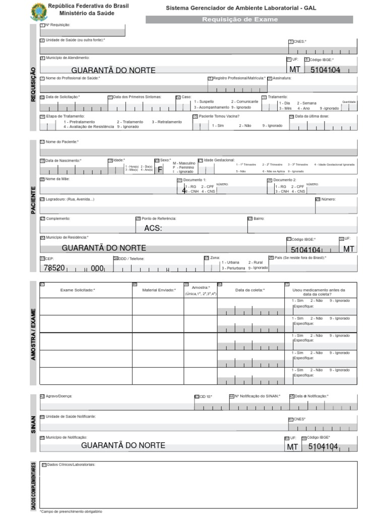 Ficha Gal | Download grátis PDF | Carteira de Motorista | Especialidades médicas