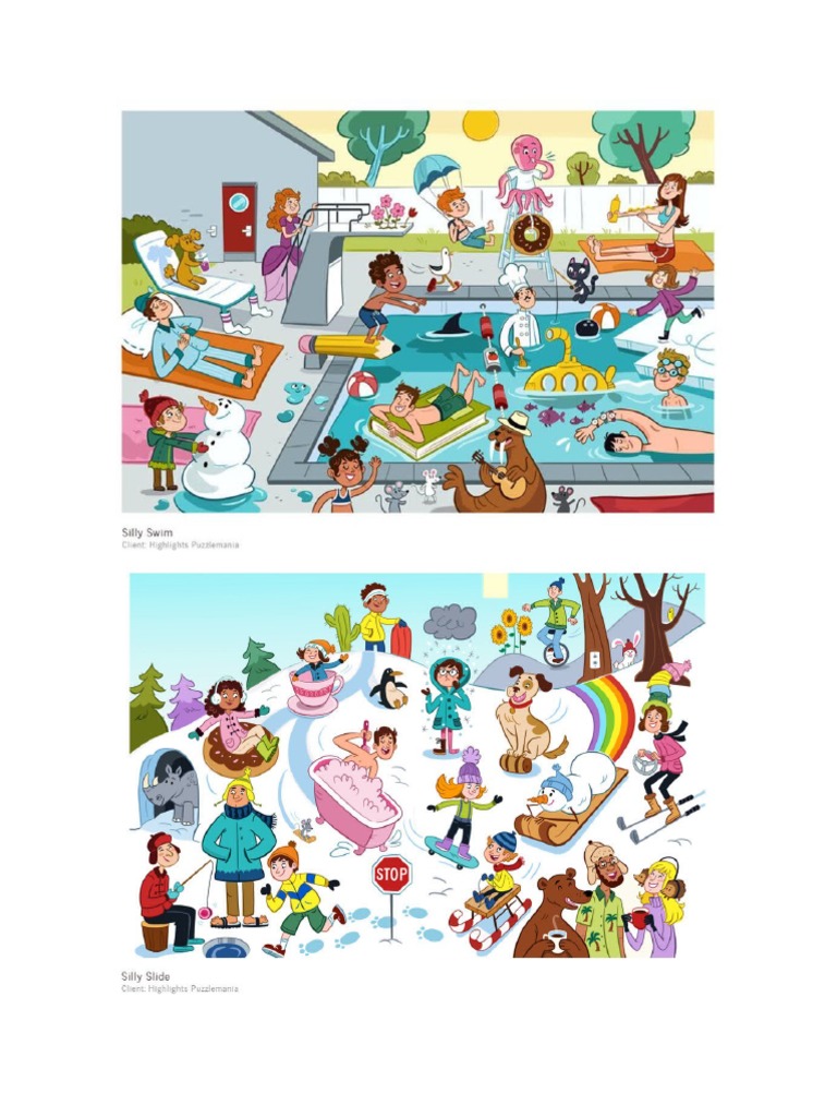 Present Progressive Imagen To Describe | PDF