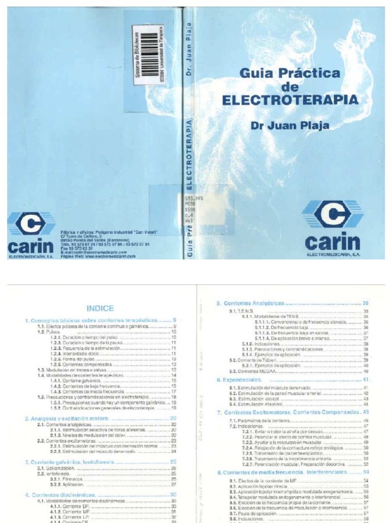 Guia Practica de Electroterapia | PDF