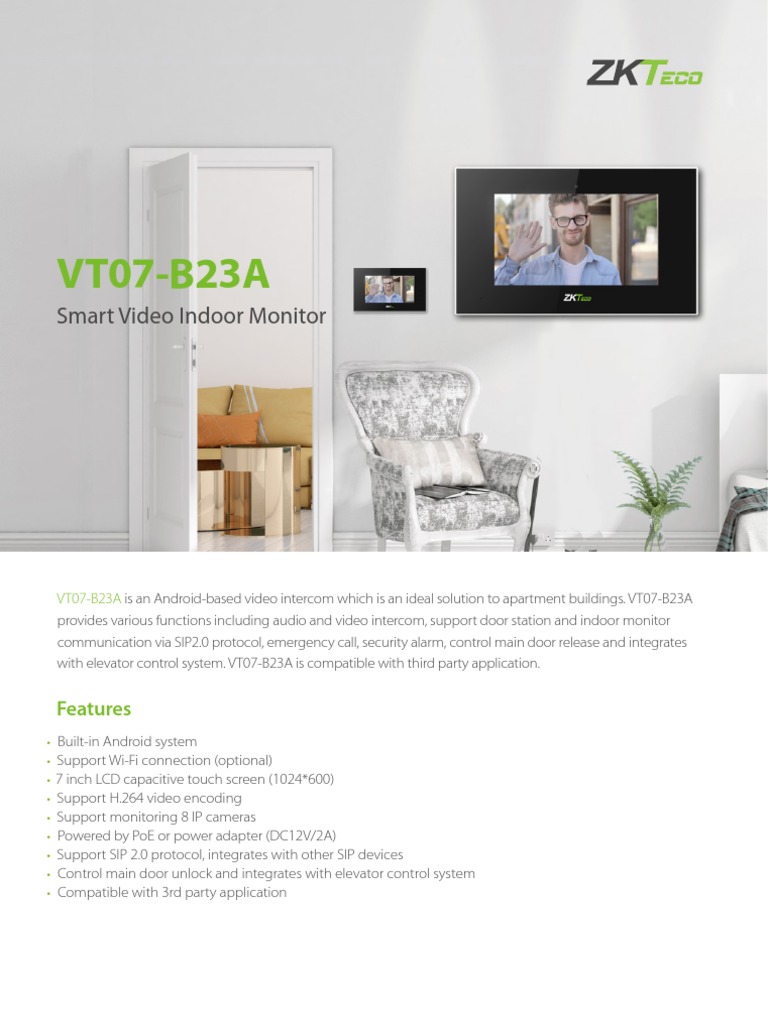 VT07-B23A - Datasheet - 20220824 | PDF | Port (Computer Networking) | Session Initiation Protocol