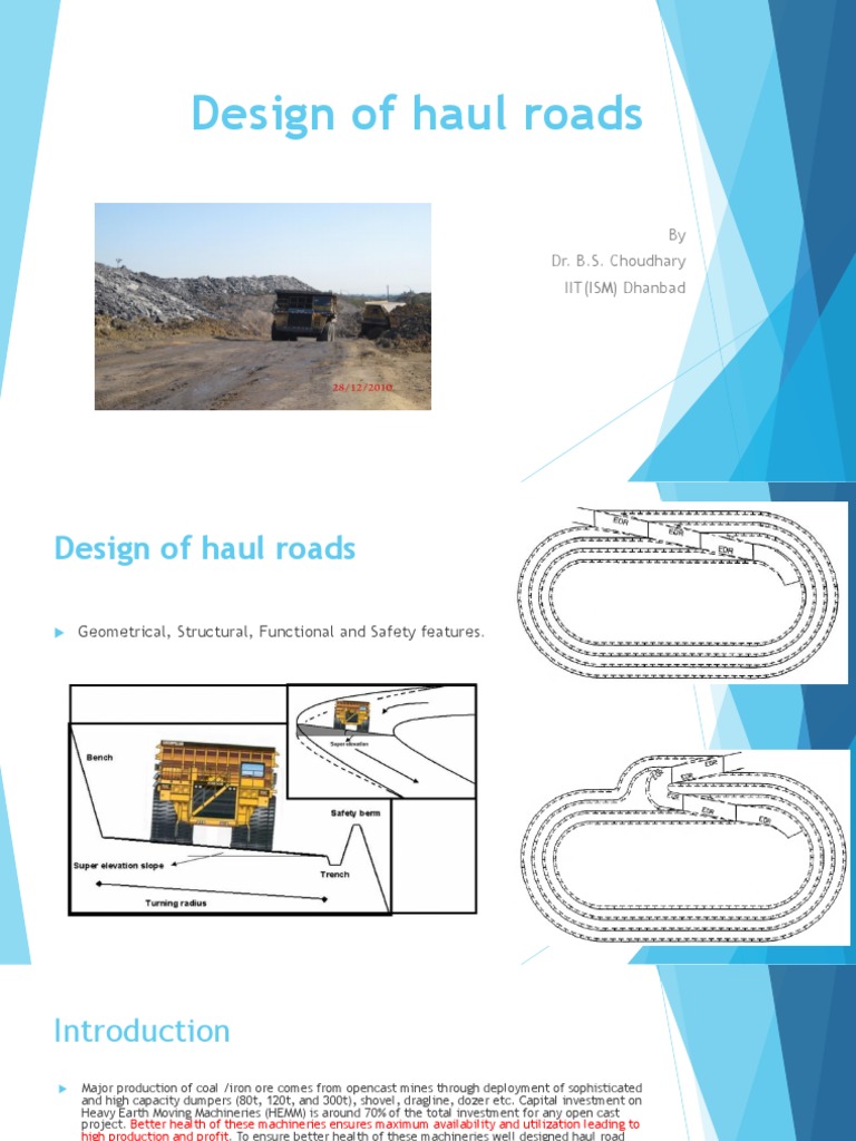 Haul Road Design in Mining Operations | PDF | Road | Road Surface