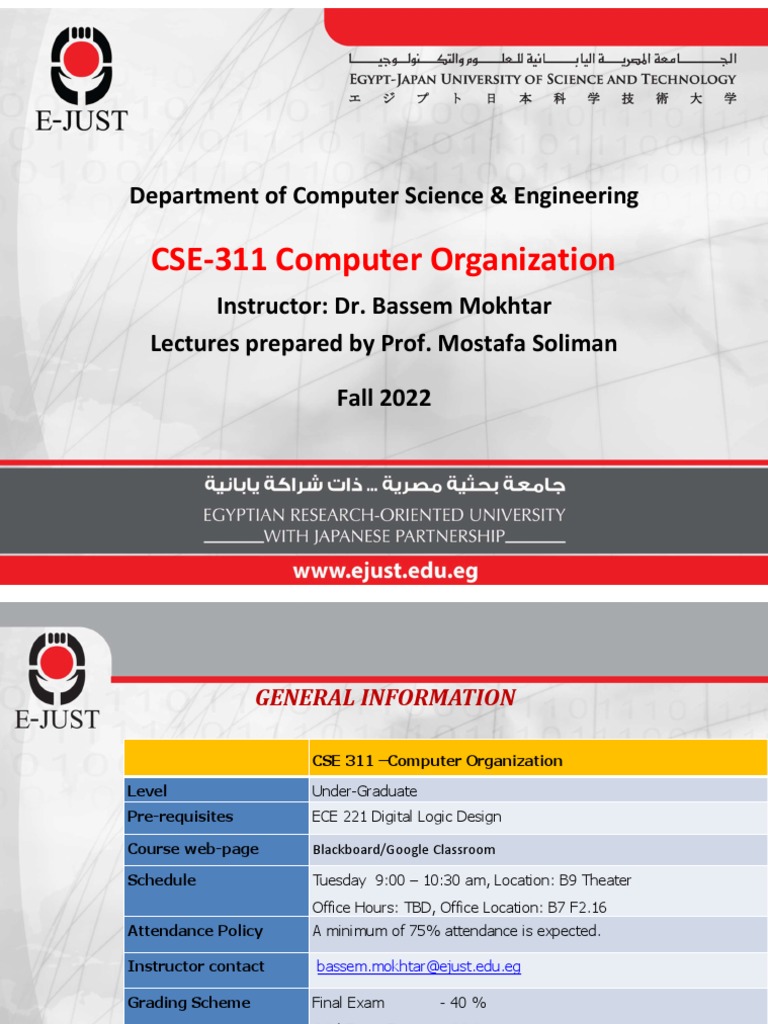 Lecture_1_Computer_Organization_2022 | PDF | Read Only Memory | Computer Memory