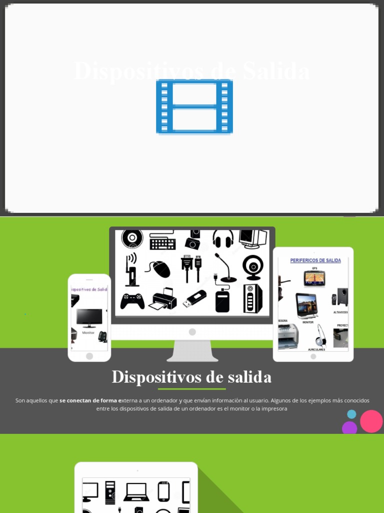 Dispositivos de Salida | Descargar gratis PDF | Periférico | Hardware ...
