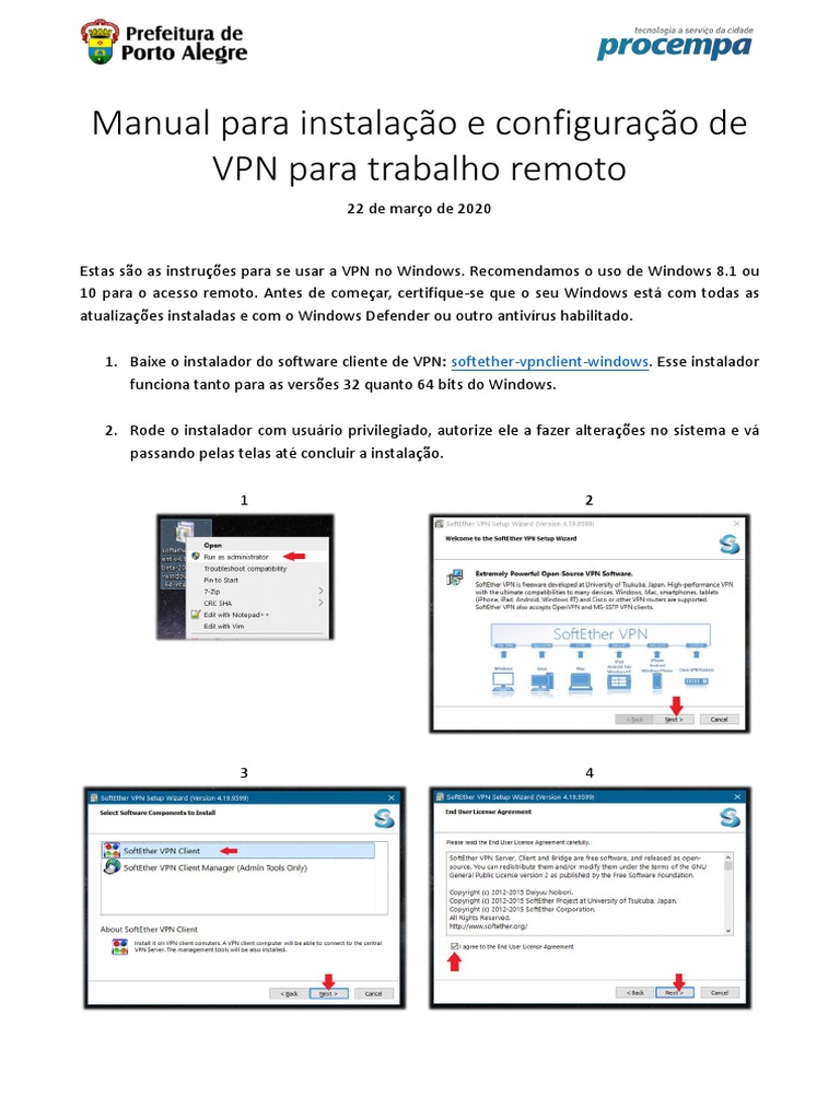 Manual VPN | PDF | Rede Privada Virtual (VPN) | Microsoft Windows