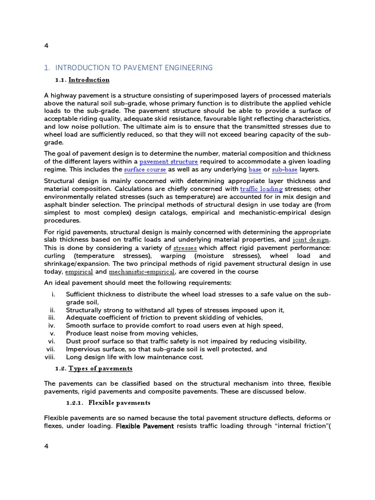 ECE 4215 Lesson 1 Introduction To Pavement Engineering | Download Free ...