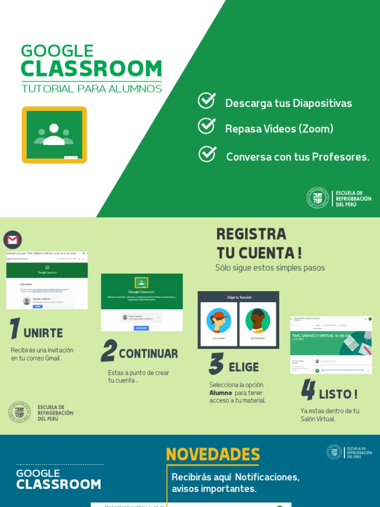 Google Classroom - Manual Instructivo | PDF | Comunicación por medio de ...