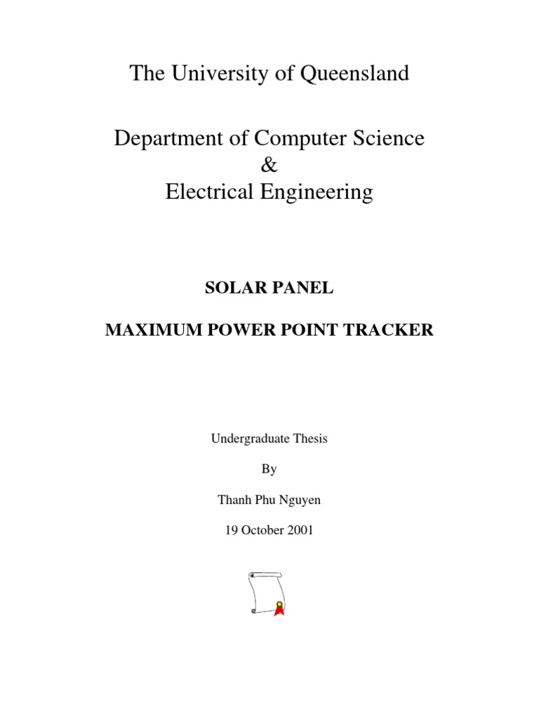 Thesis | Photovoltaics | Battery (Electricity)