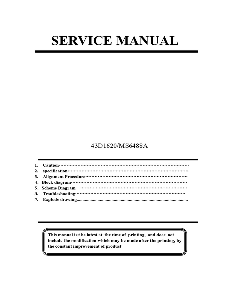 Wez PVR Movies Service Manual | PDF | Hdmi | Electronic Engineering