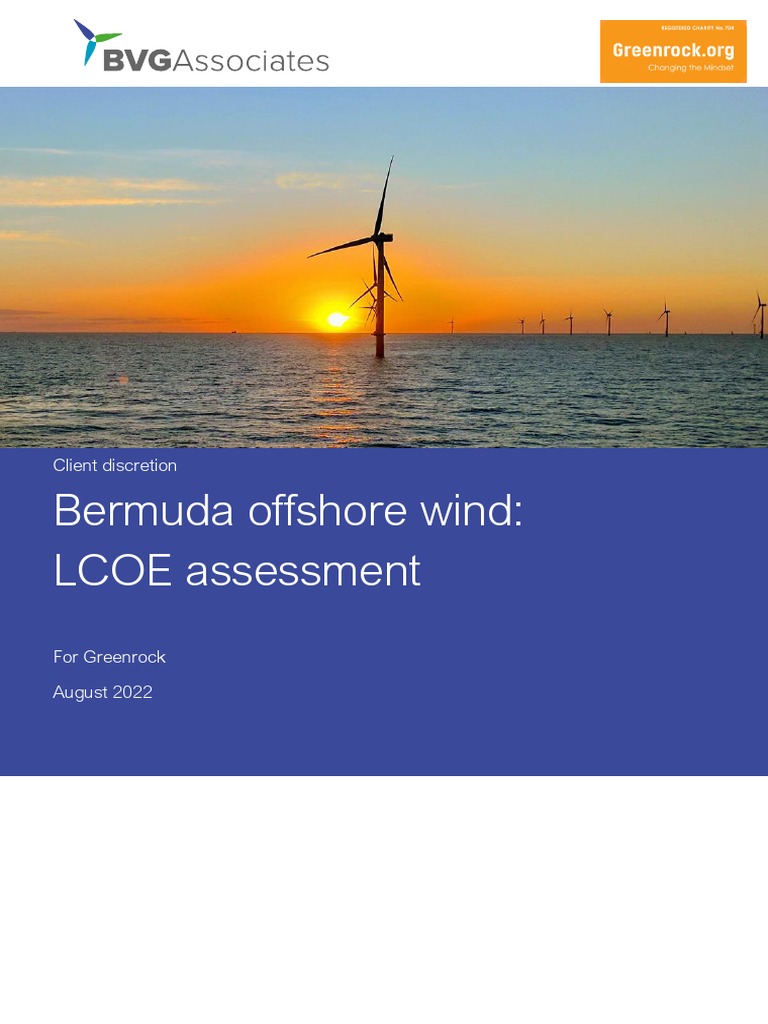 20220824 - BVGA - Bermuda Offshore Wind LCOE Asessment | PDF | Offshore ...