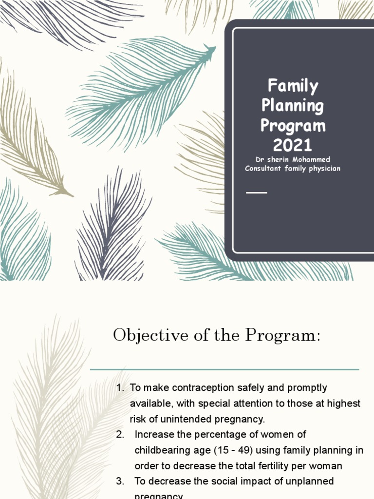 Family Planning (New Guidelines 2021) | PDF | Birth Control | Combined ...