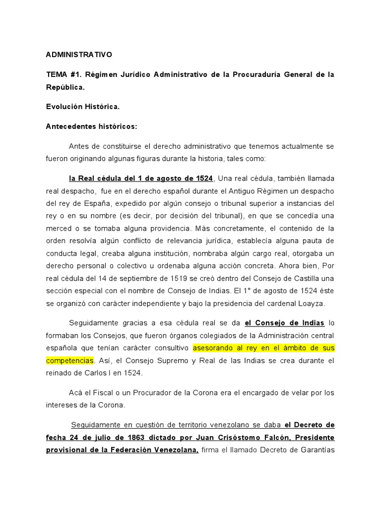 Guia I Admi 3 USM | PDF | Jurisdicción | Venezuela