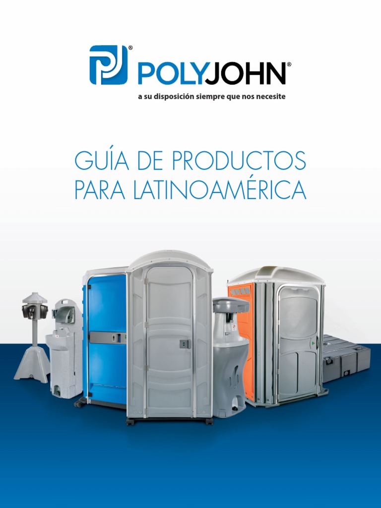 Baño Portatil PolyJohn - LatinAmerica - Spanish - ProductGuide | PDF | Ducha | Agua