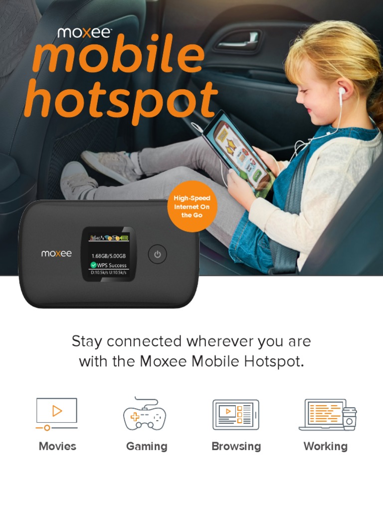 Moxee Mobile Hotspot Product Sheet | PDF