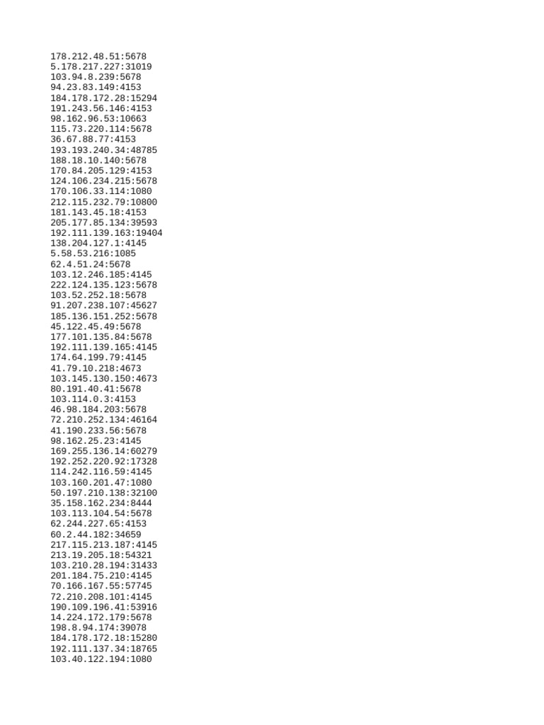 Socks4 Proxies | PDF