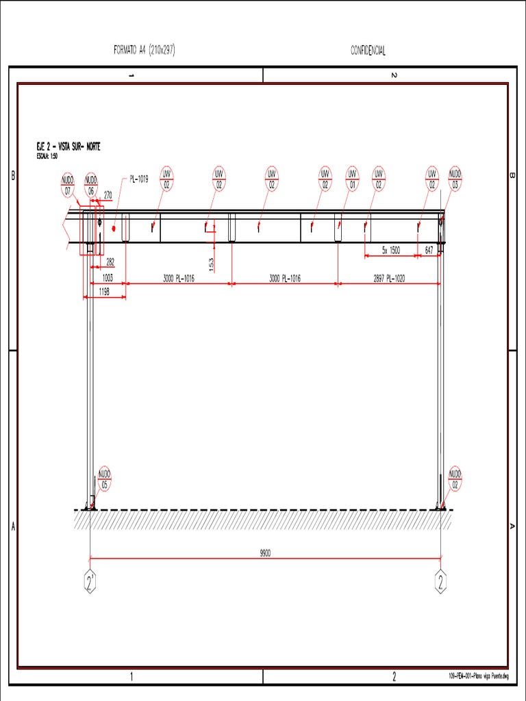 109 PEM 001 Plano Viga Puente - 2 | PDF
