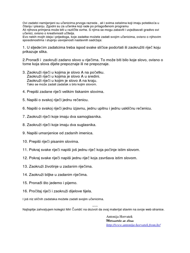 Slika Rijec 3 Slova | PDF