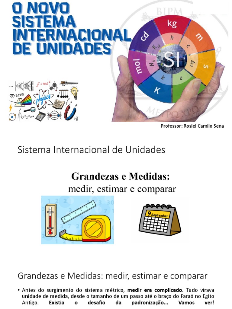 Sistema Internacional de Unidades: Grandezas, Medidas e Conversão de ...
