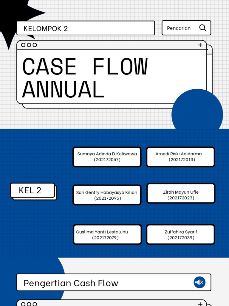 Cash Flow Annual Kel 2 | PDF | Bisnis | Pengelolaan Keuangan & Uang