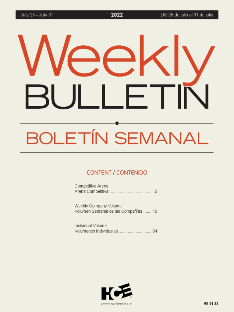 Weekly Bulletins 13107 Es | PDF