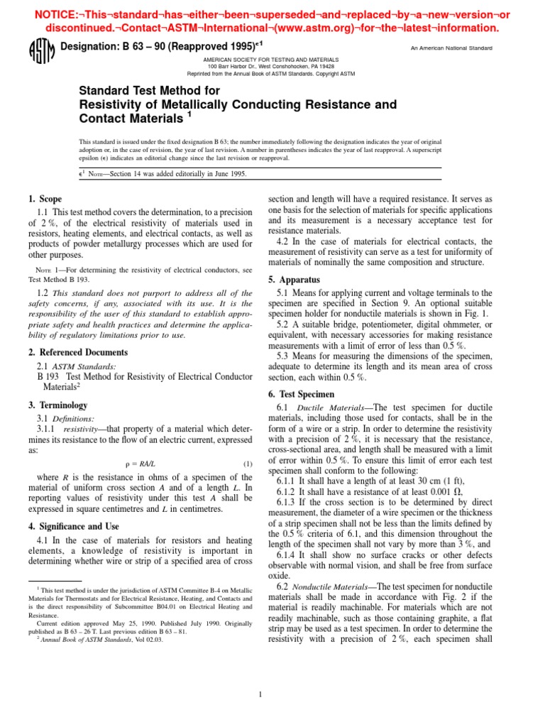 B 63 - 90 r95 - Qjyzltkwujk1rte | PDF | Density | Electrical ...