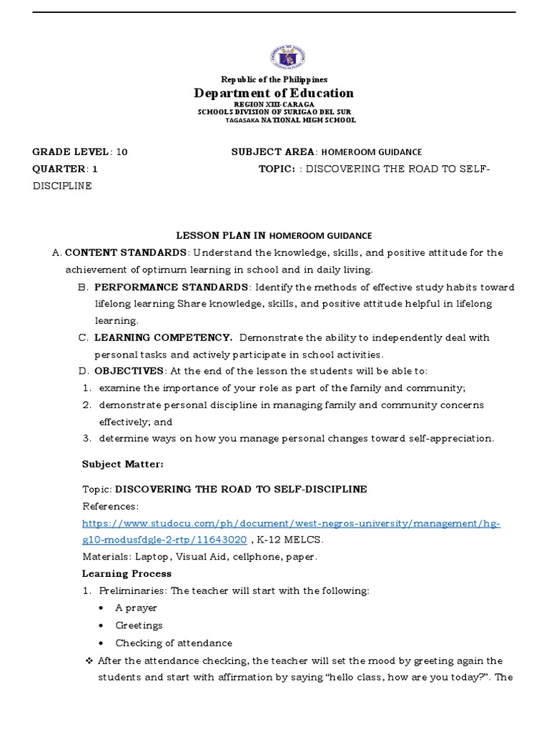 LP-HG10 Beduya | Download Free PDF | Teachers | Learning