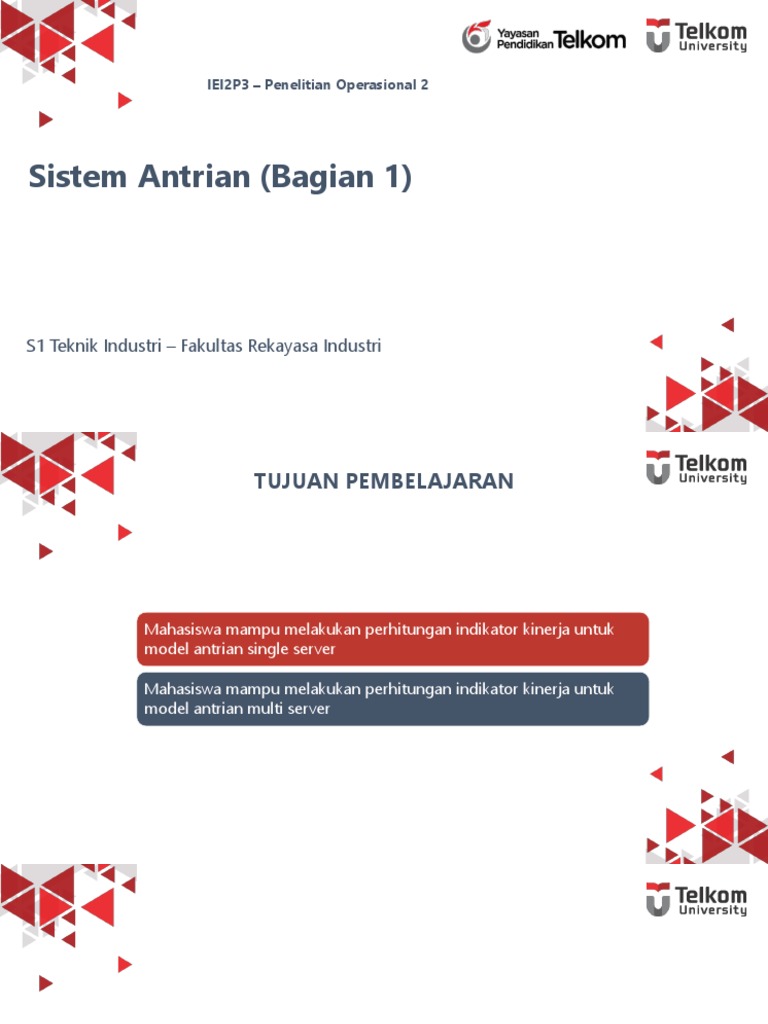 13 Sistem Antrian (Bagian 1) - FRI | PDF