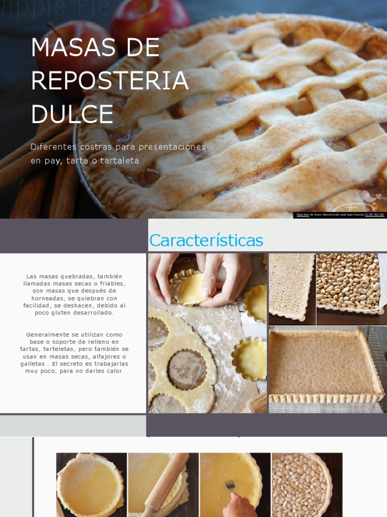 Masas Quebradas | PDF | Mantequilla | lactoso